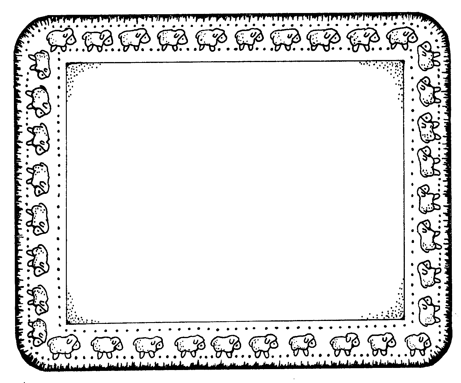 Sheep Border | Jenny Smith's LDS Ideas & Bookstore